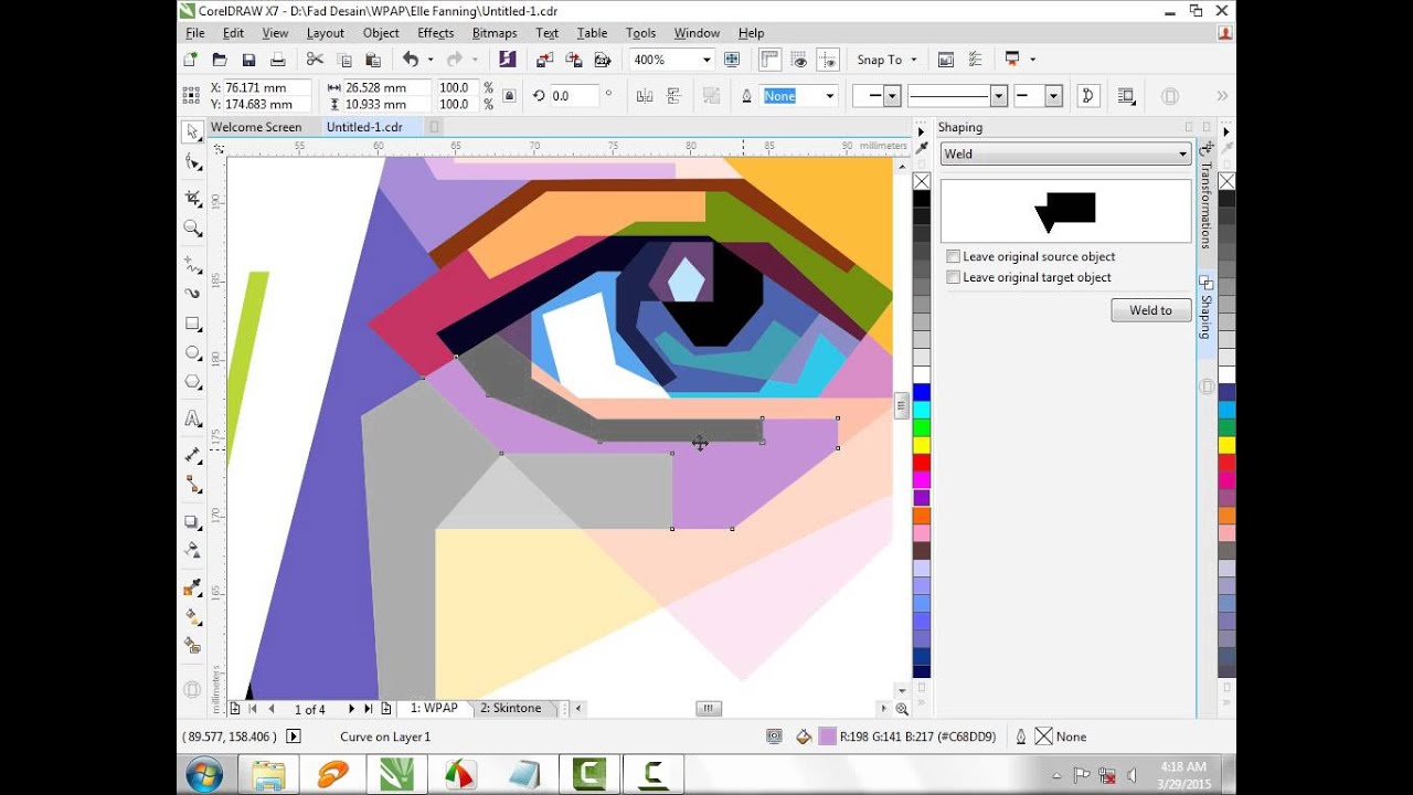 Pewarnaan bagian 3 - Tutorial WPAP by Ef - YouTube