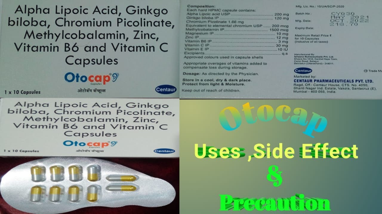 Otocap Capsule's | uses | side effect | precautions | otocap capsule's ...
