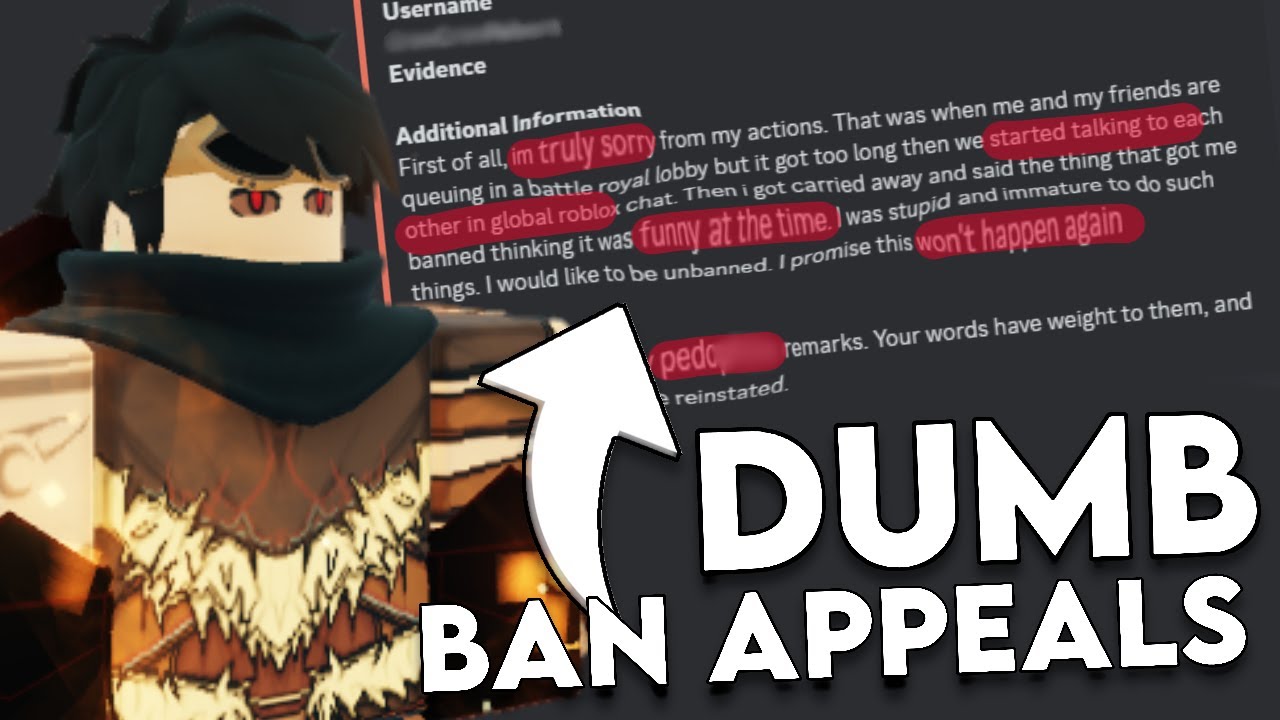 Deepwoken Ban Appeals are TOO FUNNY... - YouTube