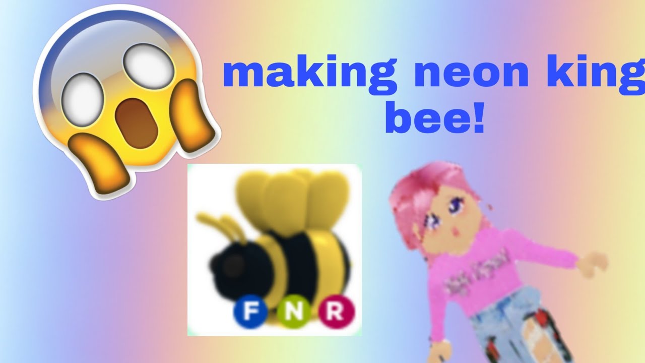 Making Neon King bee! - YouTube