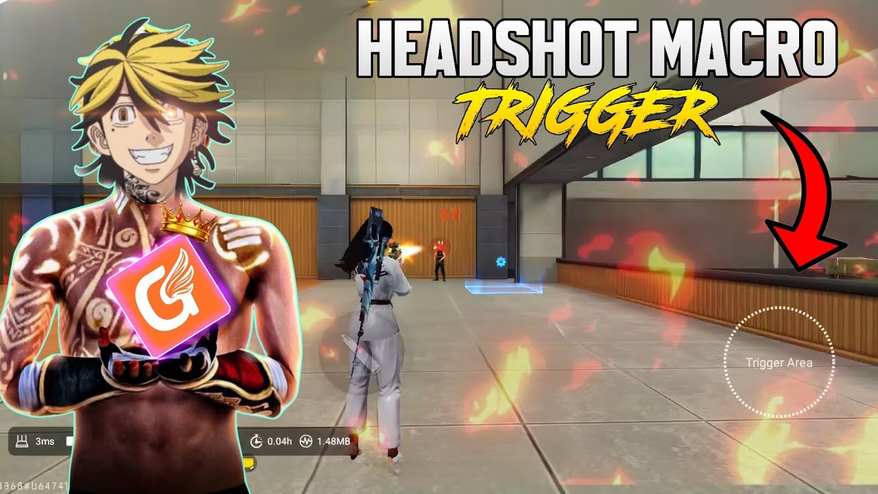 Test GG Game Space Auto Headshot Macro || 100% HEADSHOT ☠️ - YouTube