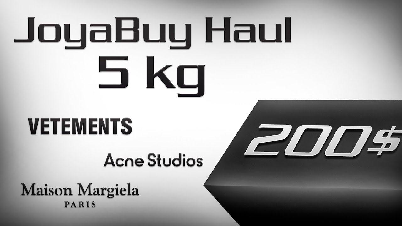 Распаковка посылки с JoyaBuy | Taobao | MAISON MARGIELA / ACNE STUDIO и ...