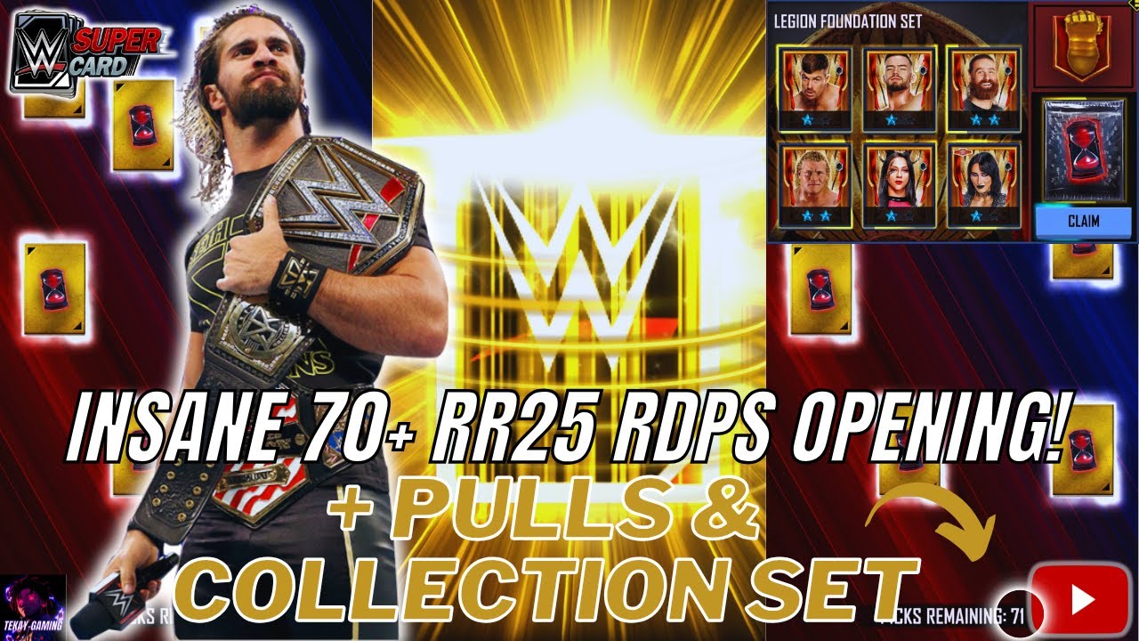 INSANE 70+ RR25 RARITY DRAFT PICKS SPECIAL! WWE Supercard - YouTube