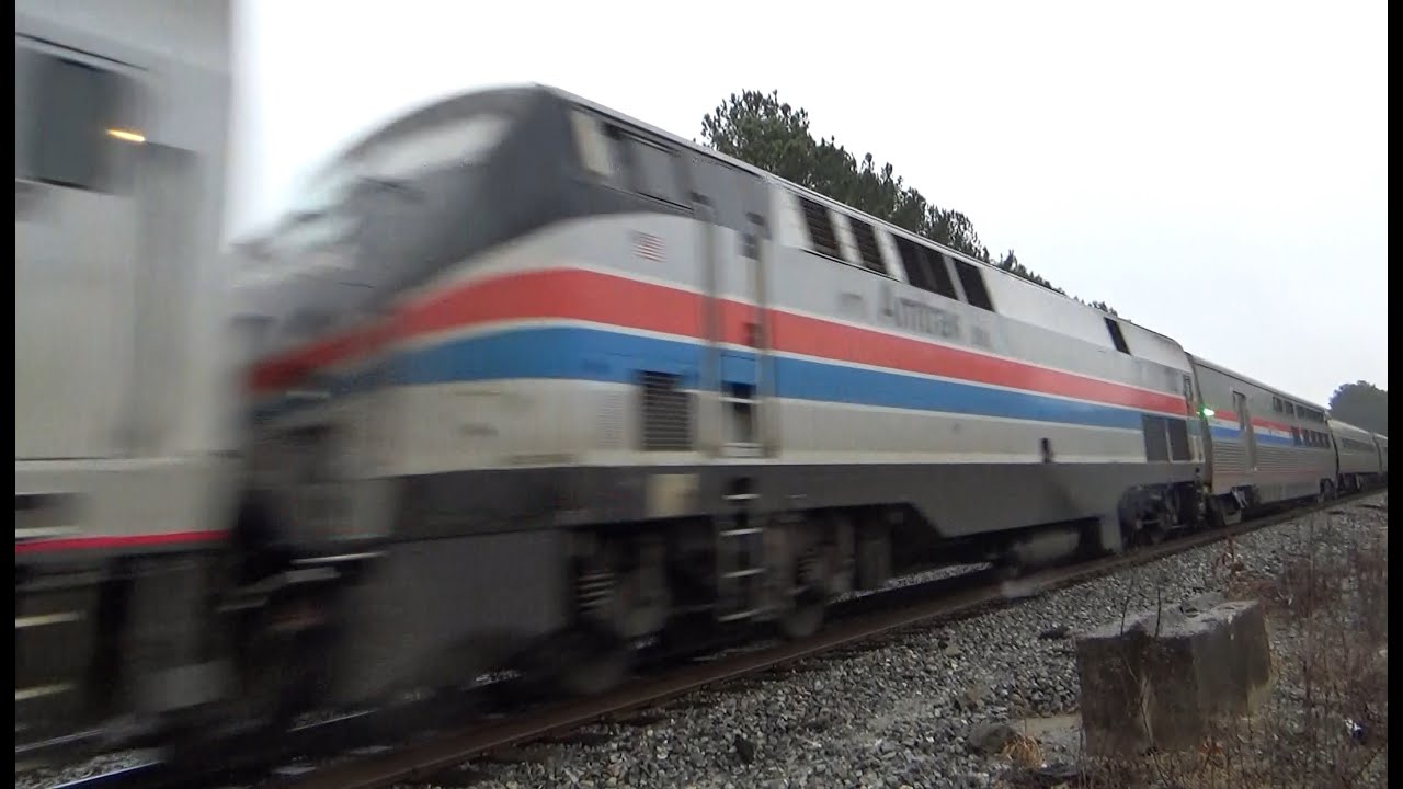 Amtrak 19 (With Amtrak Phase 3 Unit Trailing and Theater Car) Thru ...