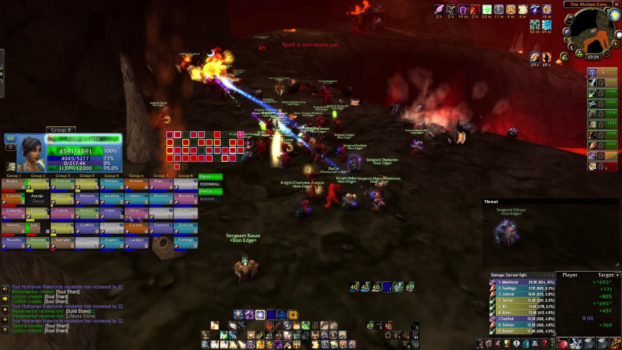 Night elf males burning - YouTube