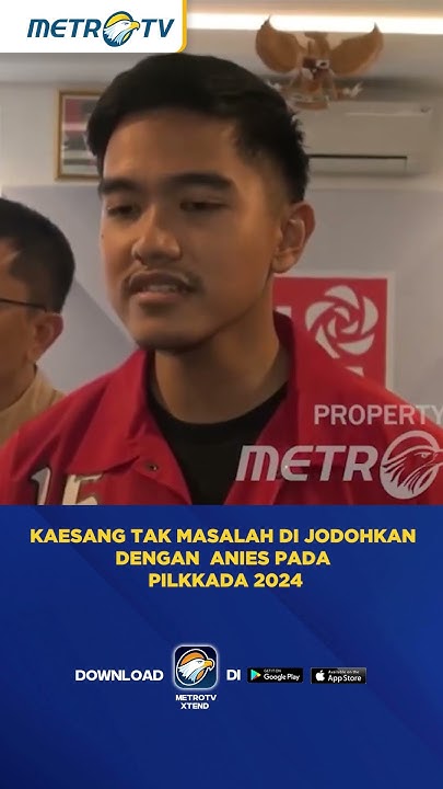 Kaesang Tak Masalah Jika DIjodohkan Dengan Anies Di Pilkada Jakarta 2024 - YouTube