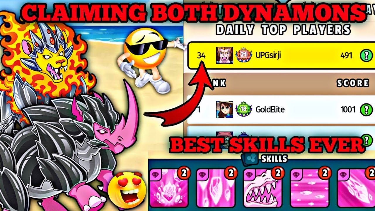 Claiming Lionydys And Rhinodys Dynamons In Dynamons World 😍|Rhinodys ...