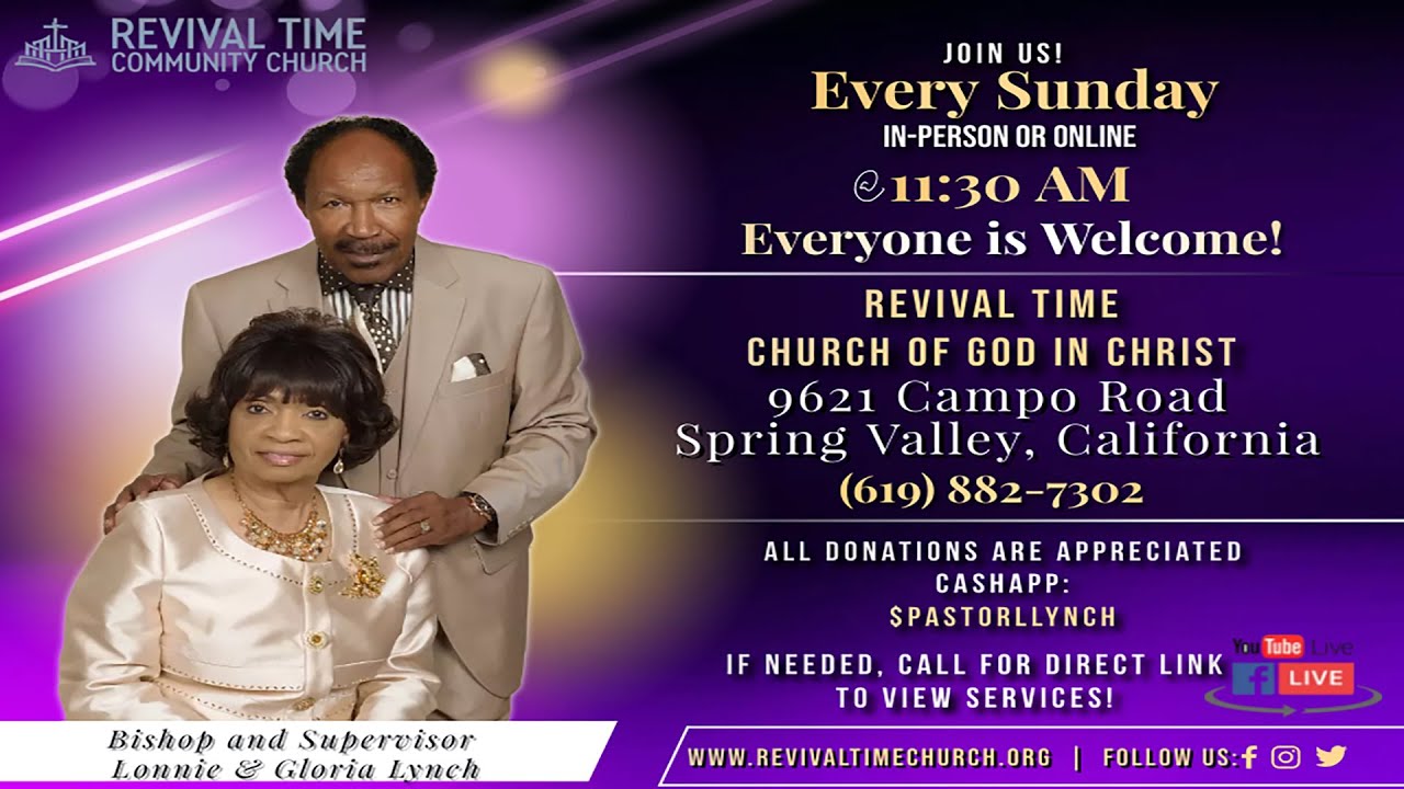 Revival Time November 10th Morning Worship Service - YouTube