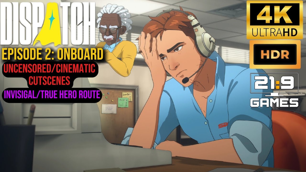 Dispatch Episode 2: Onboard – Full Cutscenes (4K ULTRA HD | Uncensored ...