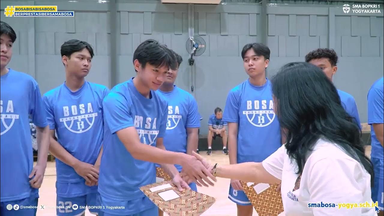 SMA BOPKRI 1 YOGYAKARTA - PERESMIAN LAPANGAN BASKET PREMIUM INDOOR SMA BOSA! - YouTube