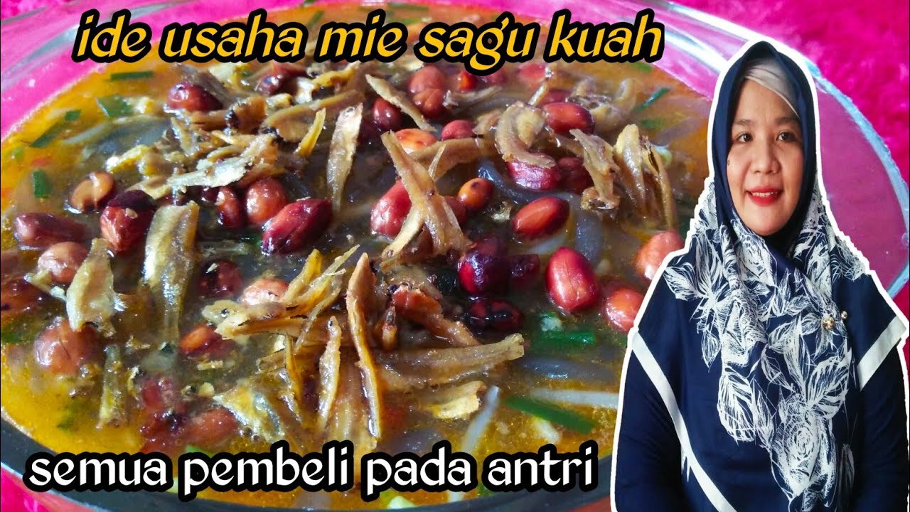 cara membuat mie sagu kuah khas pontianak - YouTube