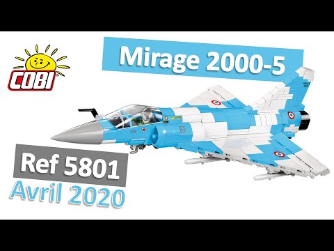 COBI 5801 Mirage 2000-5, encore un chasseur français ! (Speed Review FR ...