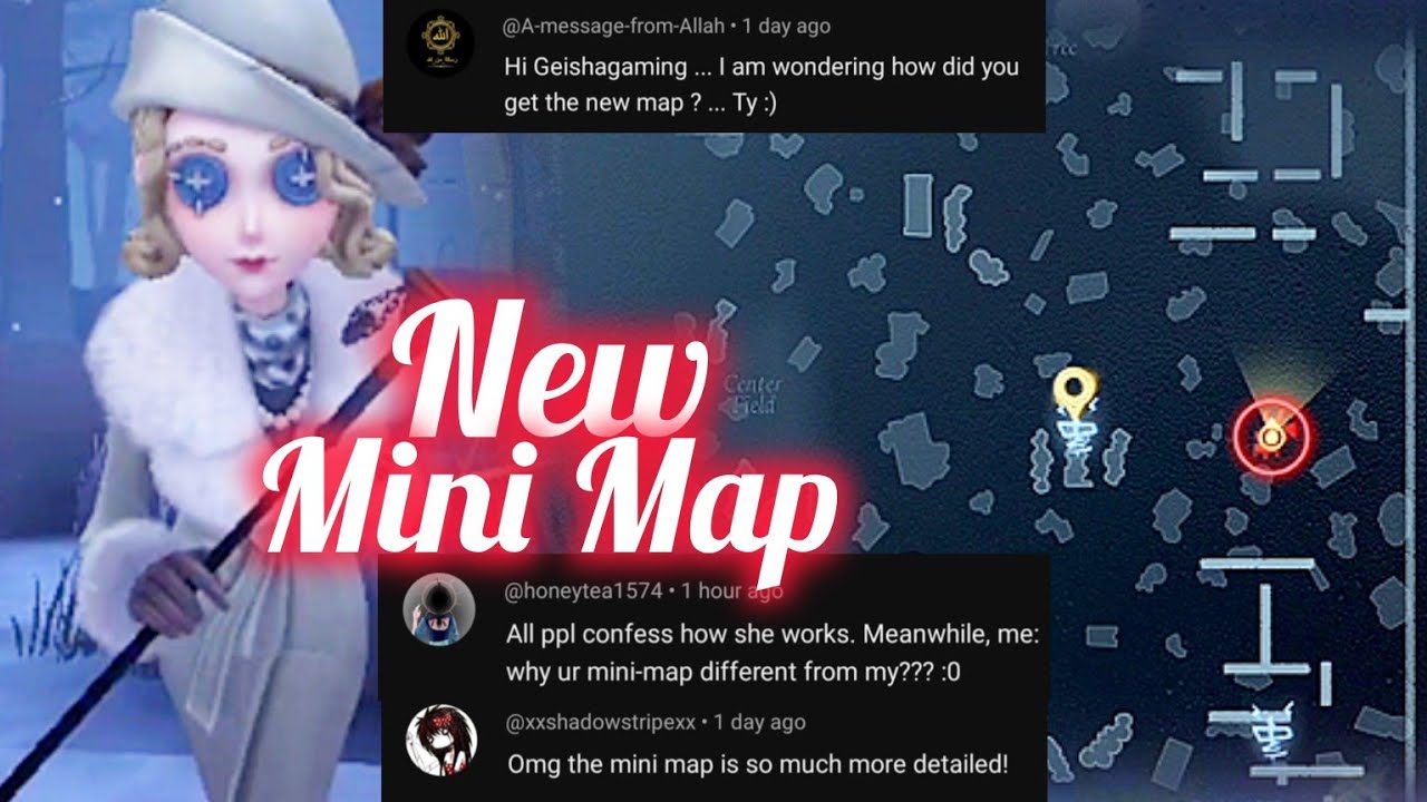 NEW MINI MAP FUNCTION! More details! Cool or No? 👀 Identity V Test ...
