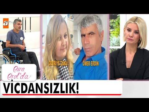 Tekerlekli sandalyedeki eşini dövüp başka bir adama kaçtı! - Esra Erol'da 17 Ekim 2022
