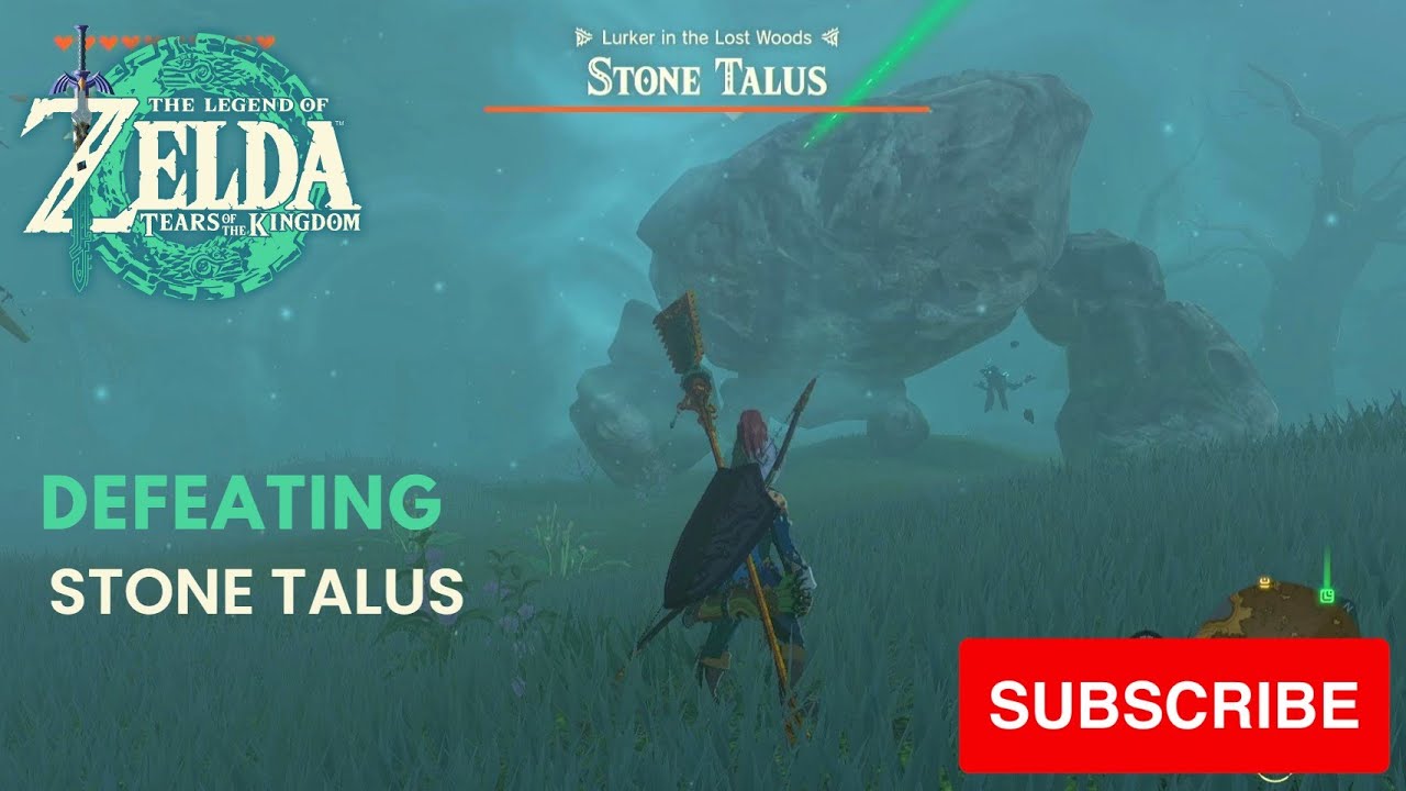 How to easy defeat Stone Talus | Zelda Tears of the Kingdom - YouTube
