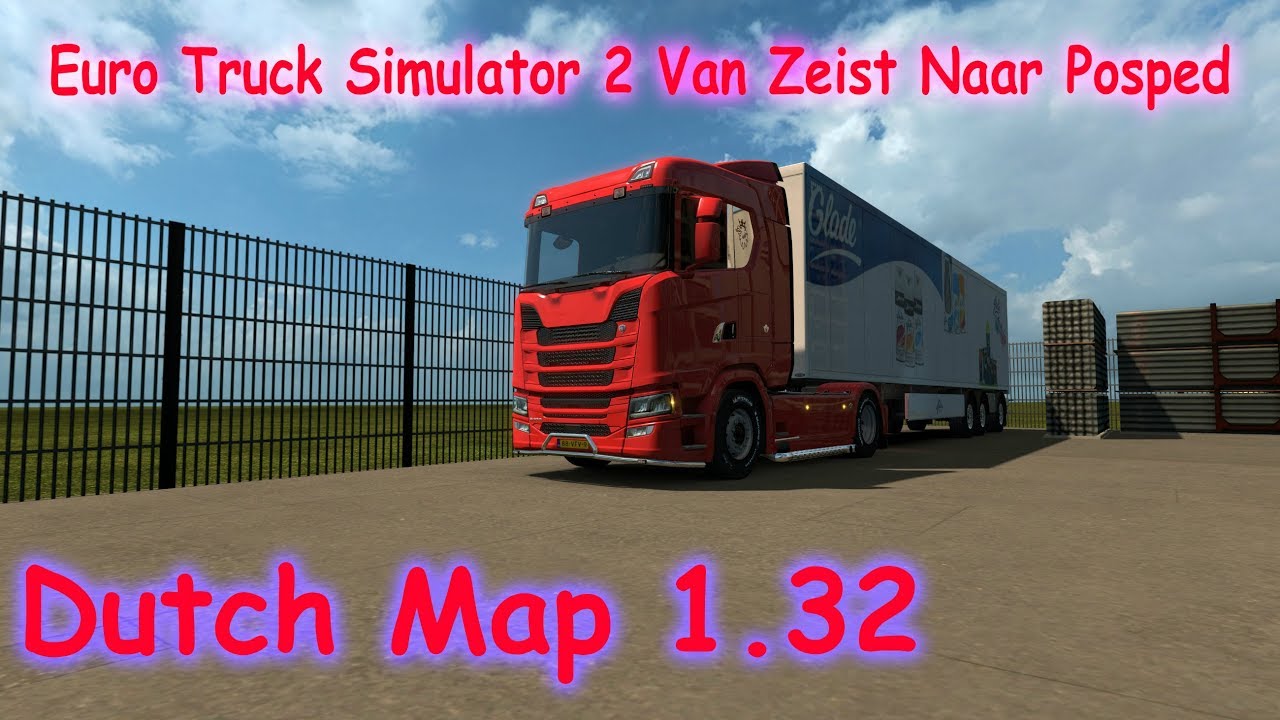 Euro Truck Simulator 2 Dutch Map (Zeist Naar Posped) - YouTube