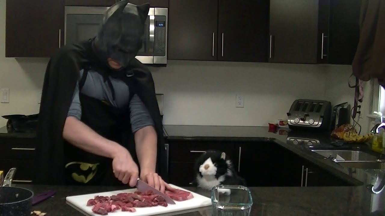 Batman Serves Up Beef Egg Drop Soup! - YouTube