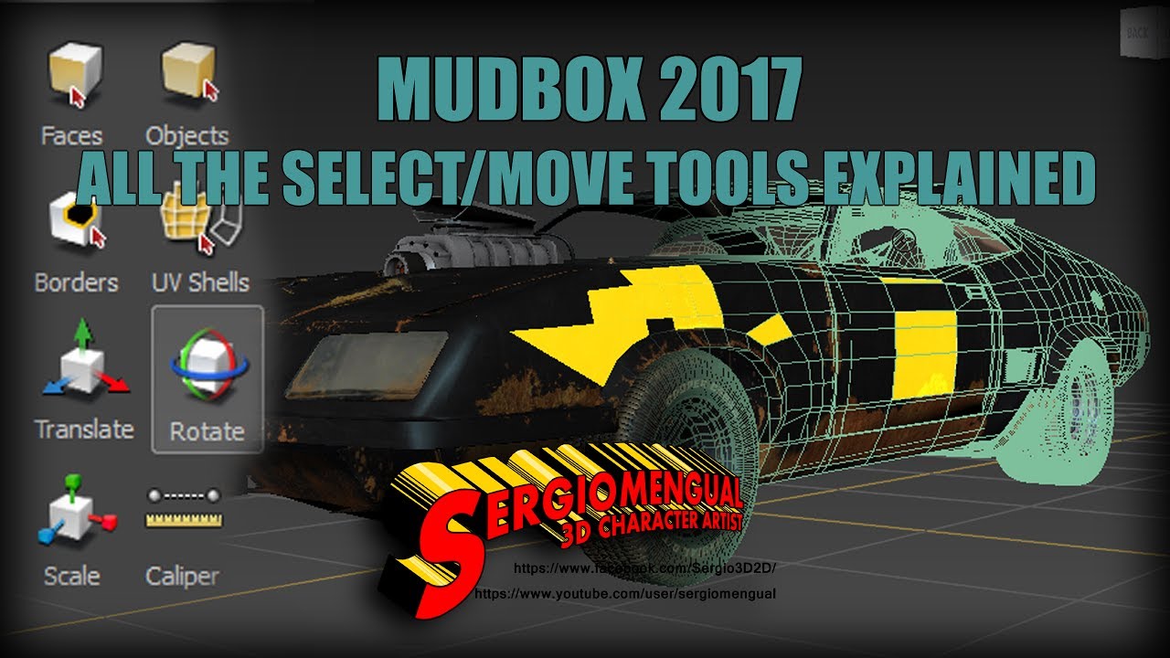 Mudbox 2017: All The Select Move Tools Explained - YouTube
