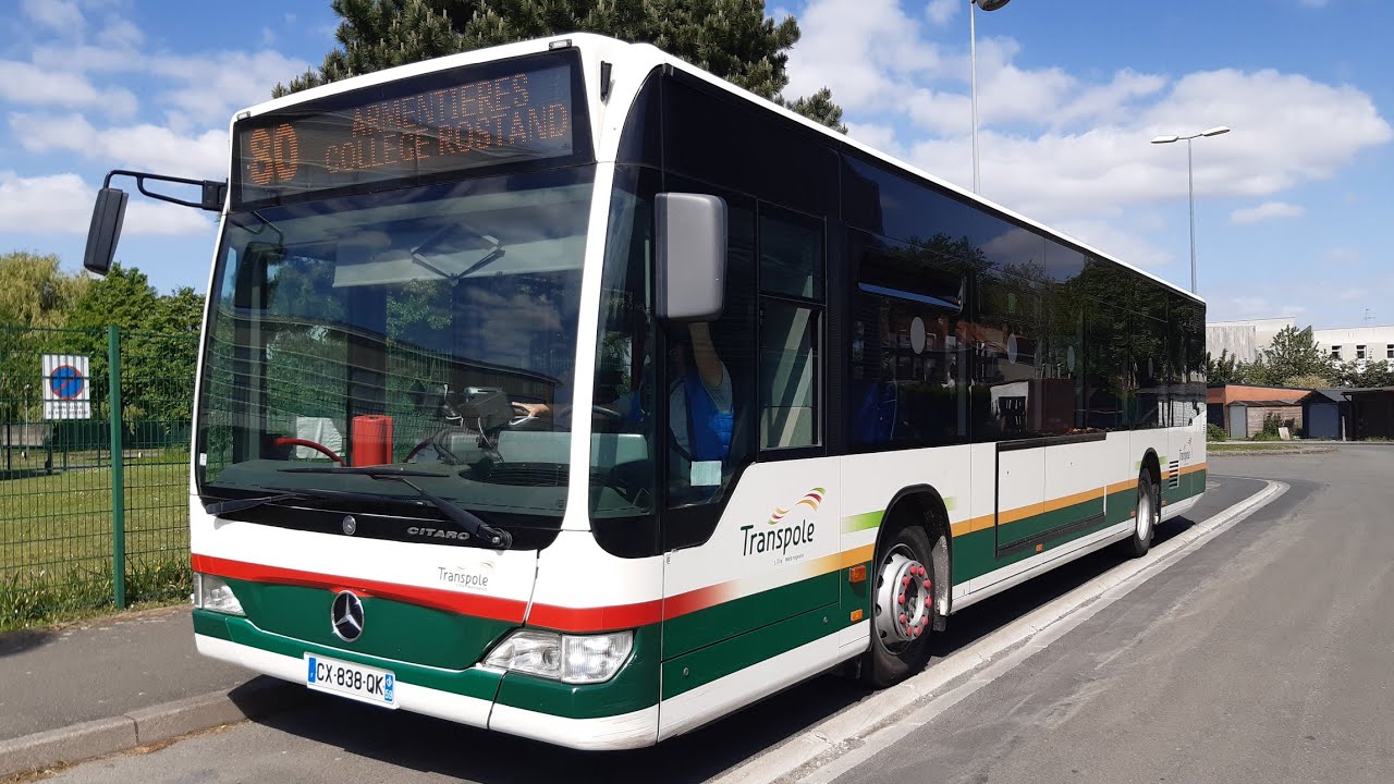 [Ilévia] Mercedes Citaro Facelift - Ligne 80 - YouTube