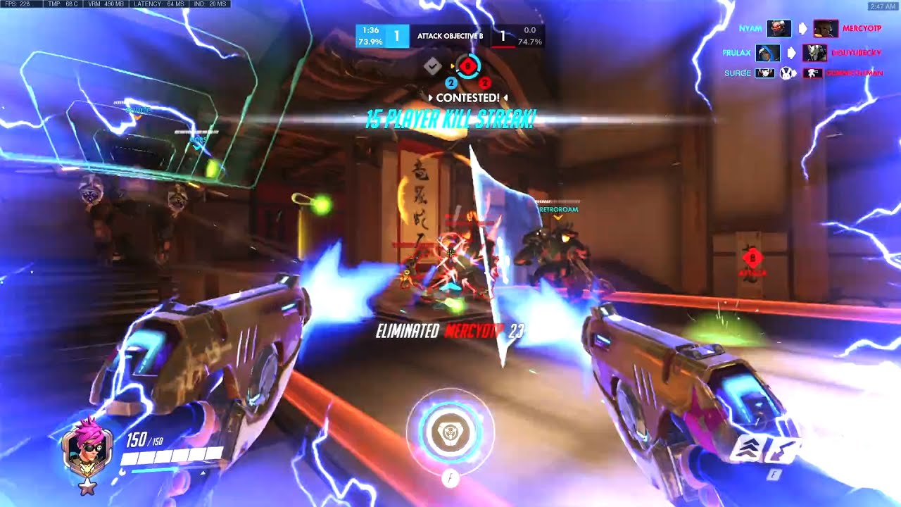 Kabaji Sick Nano Tracer gameplay - Overwatch Season 30 Top 500 - YouTube