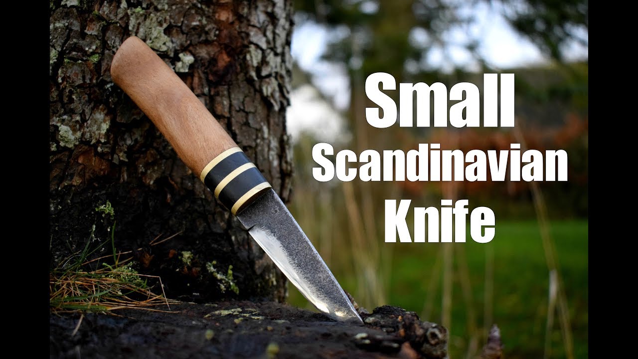 Knife making - Small Forged Scandinavian Knife - YouTube