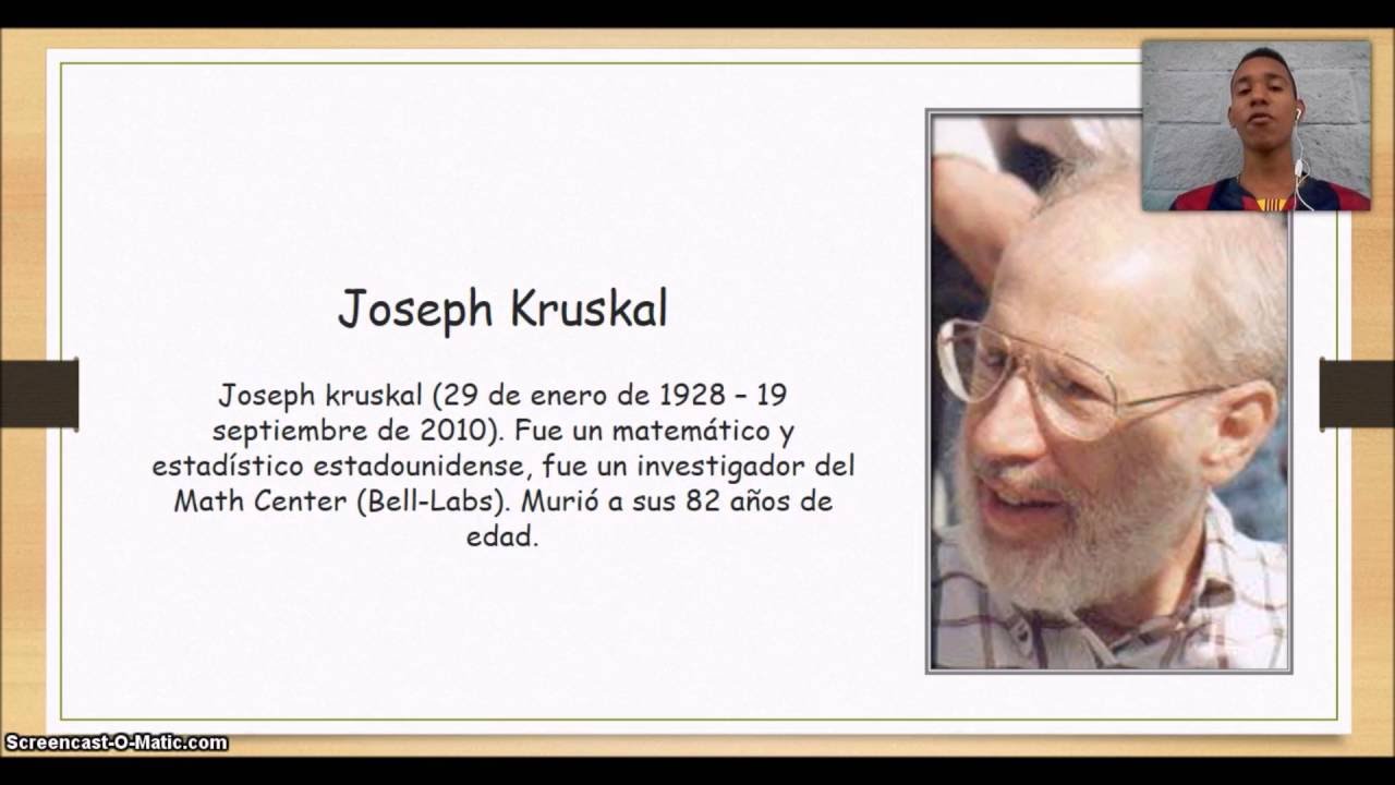Algoritmo de kruskal - YouTube