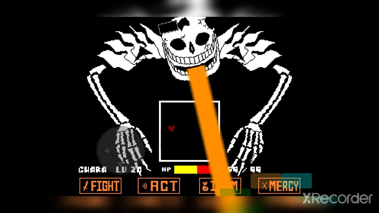 Trying to beat ink sans phase 2 - YouTube