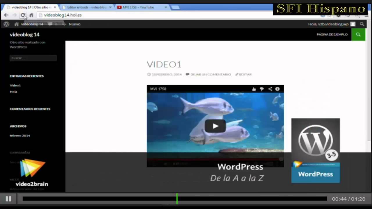 Video2Brain Wordpress Practico - YouTube