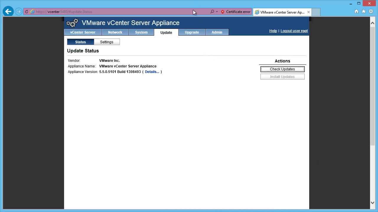 VMware vCenter Server Appliance 5.5.0b released - YouTube