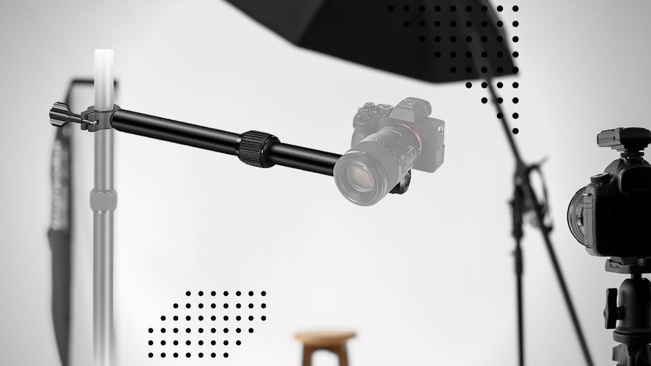 NEEWER Tabletop Overhead Camera Arm Mount - YouTube