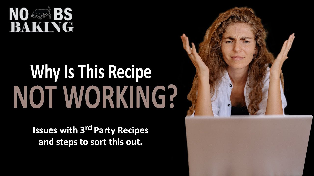 Recipe Not Working ? How To Fix It. - YouTube