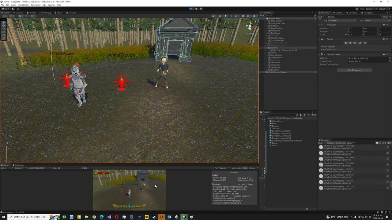 Unity 3D RPG dissolve & phase - YouTube