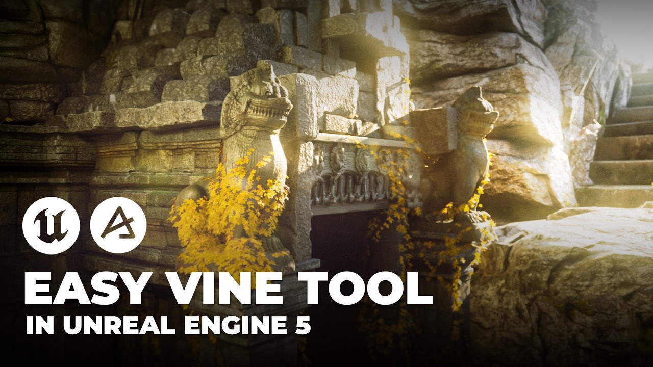 How to Create Vines Procedurally in Unreal Engine 5 - YouTube