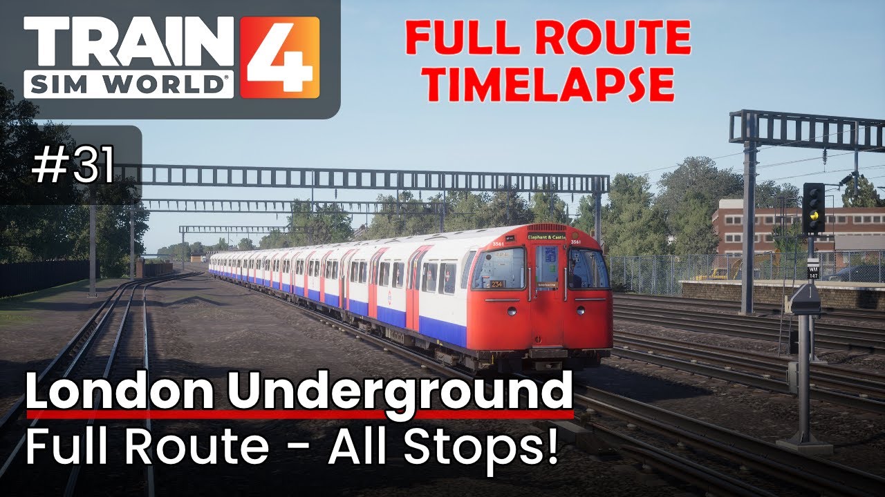 TSW4: Bakerloo Line Full Route Timelapse All Stops // No Commentary ...