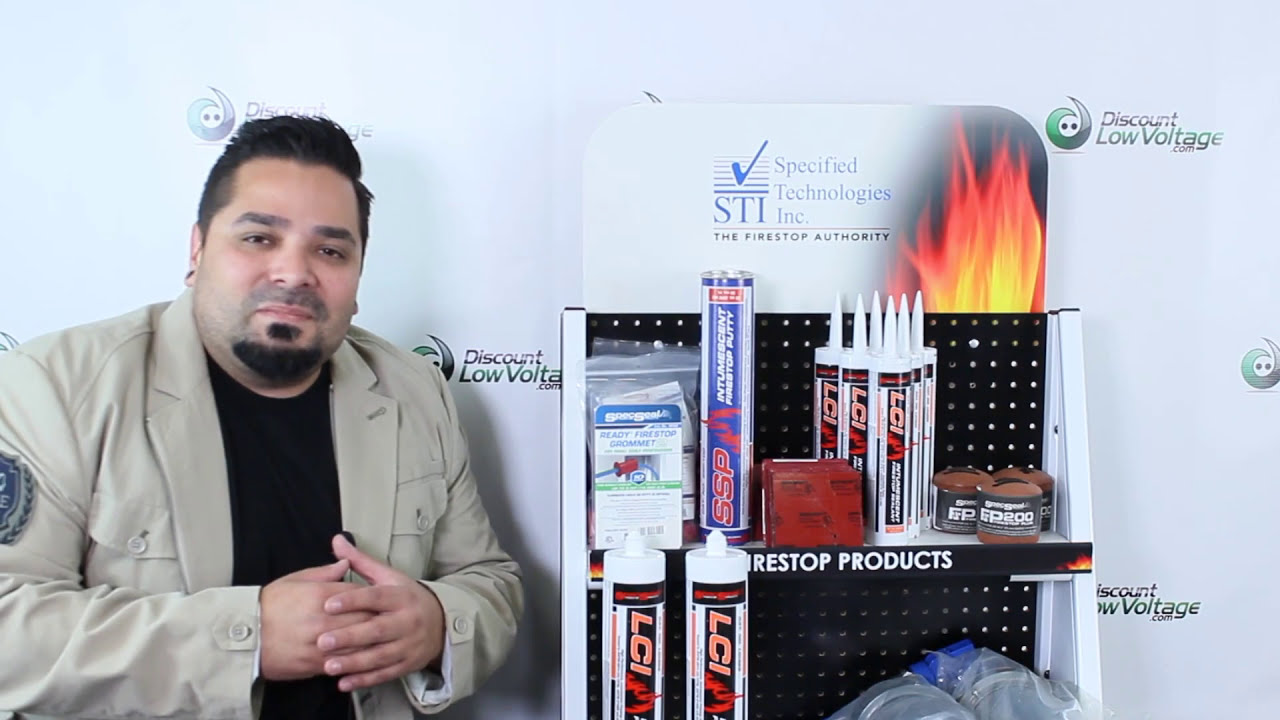 Specified Technologies LCI Firestop Intumescent Sealant Tubes - YouTube