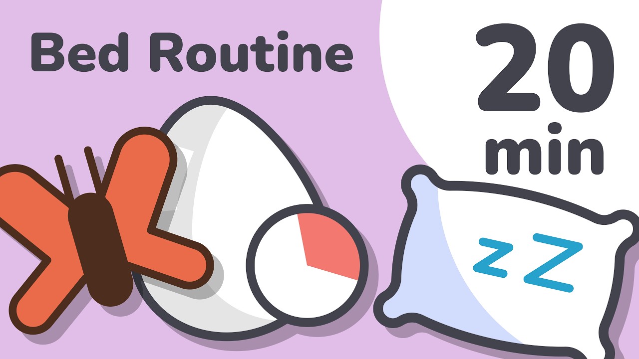 20 Minute Bedtime Routine Timer for Kids (Visual Countdown) - YouTube