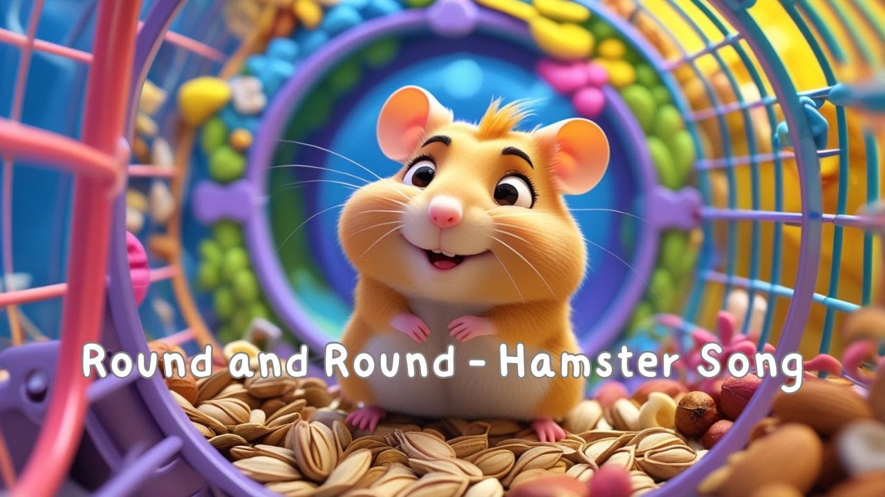 Round and Round - Hamster Song | #nurseryrhymes #kidssong #animalsong ...