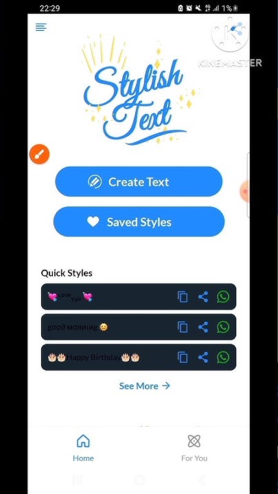 Stylish Text App lesson 😇 - YouTube