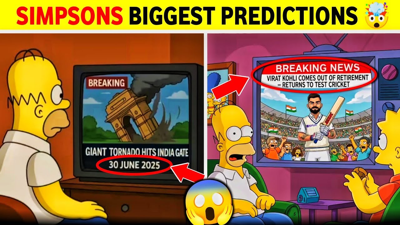 Simpsons Next Predictions For 2025 | 30 June Giant Tornado Hits India ...