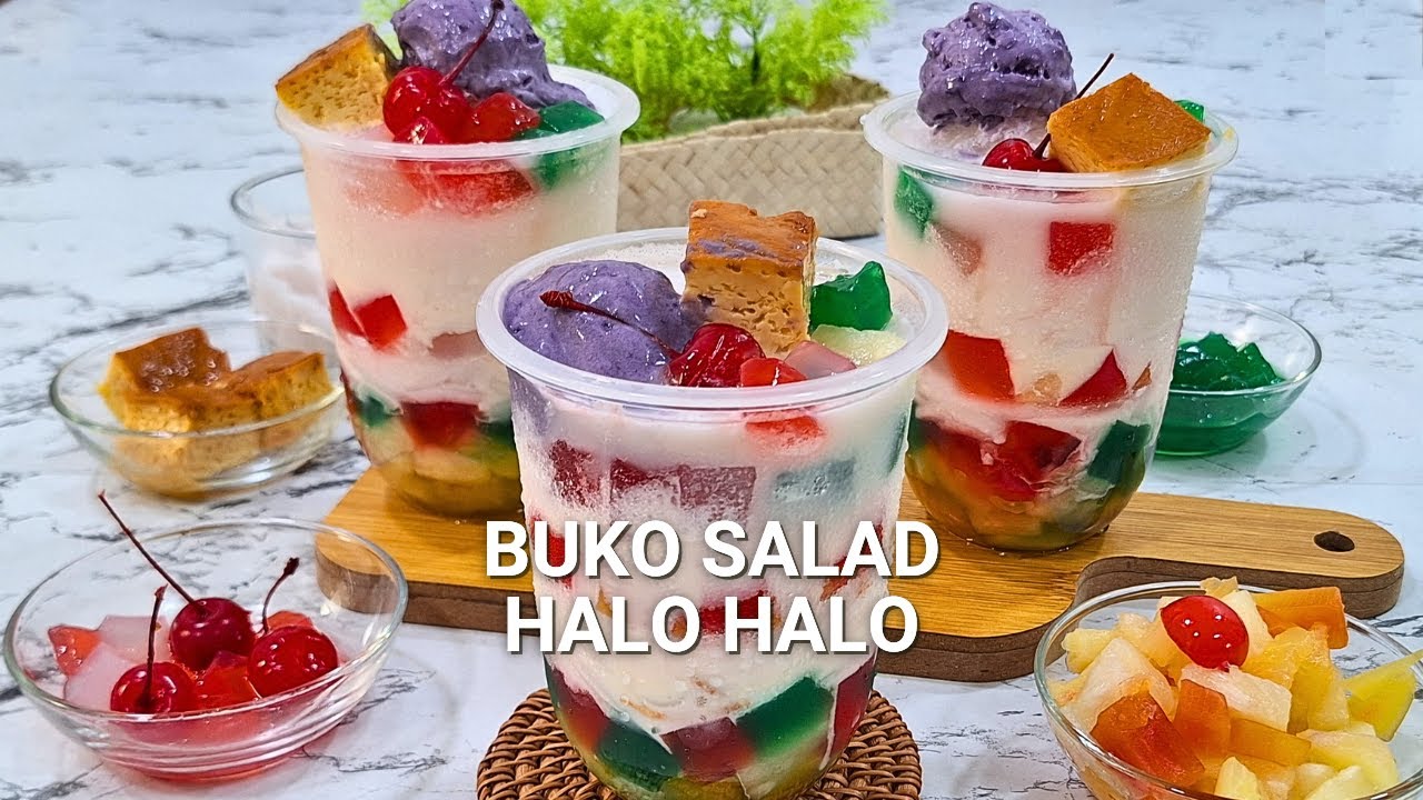 The Best Buko Salad Halo-Halo Recipe Ever - YouTube