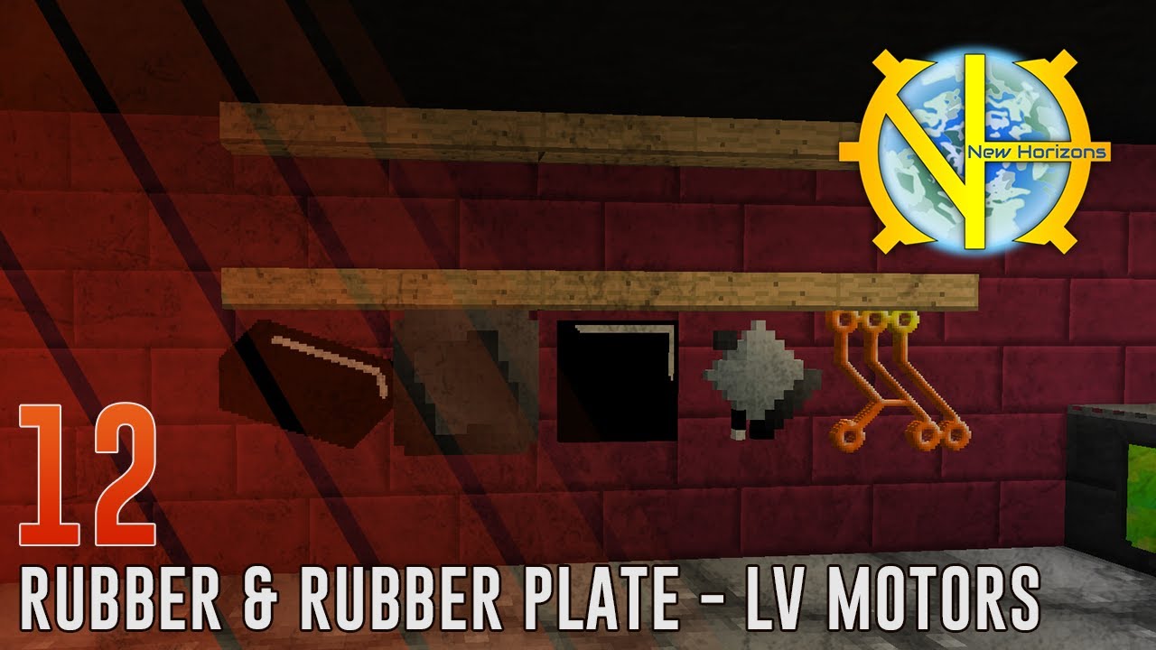 GregTech New Horizons #12 - Rubber & Rubber Plates - LV Motors ...