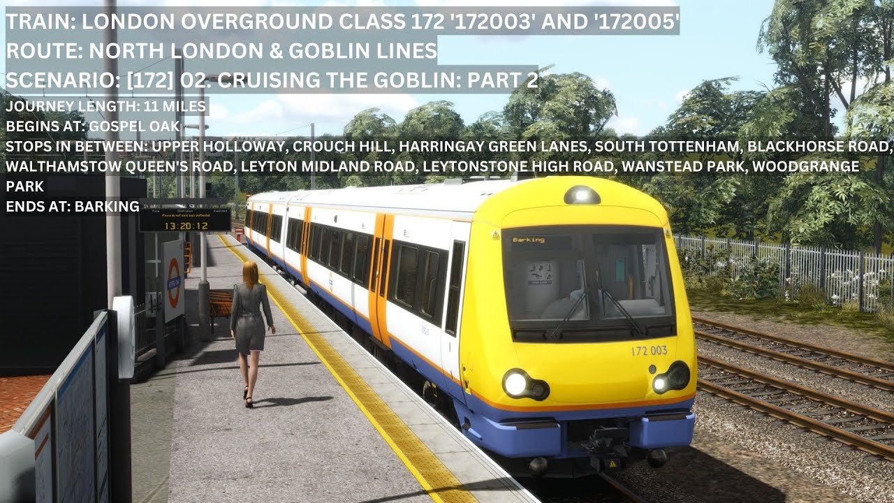 Train Simulator Classic: Cruising the Goblin | British Rail Class 172 ...
