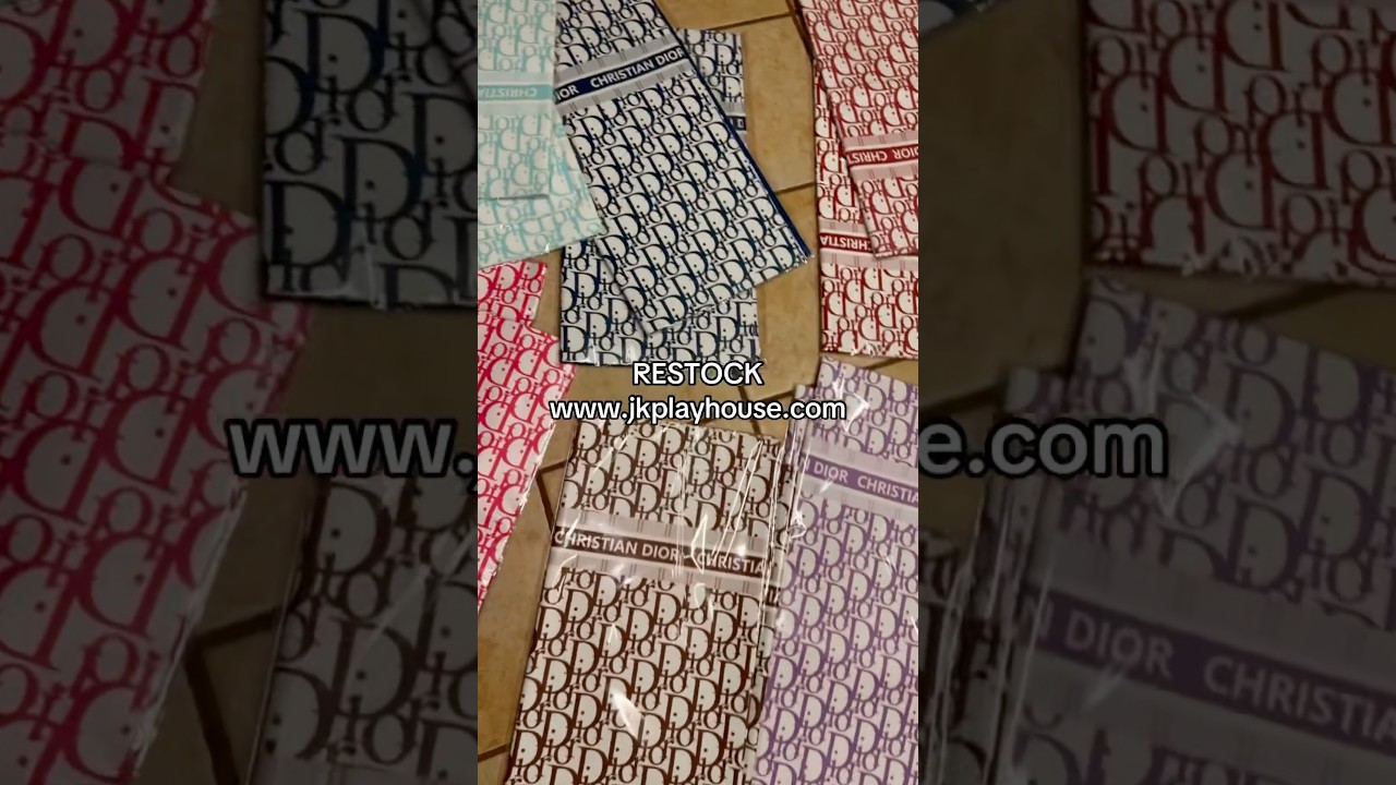 Dior floral wrapping paper - YouTube