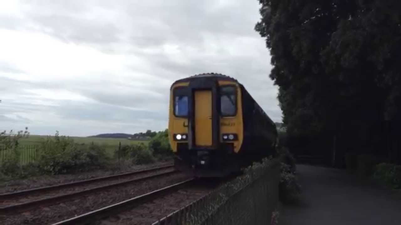 Close up view of Northern Rail class 156 Super Sprinter approaching ...