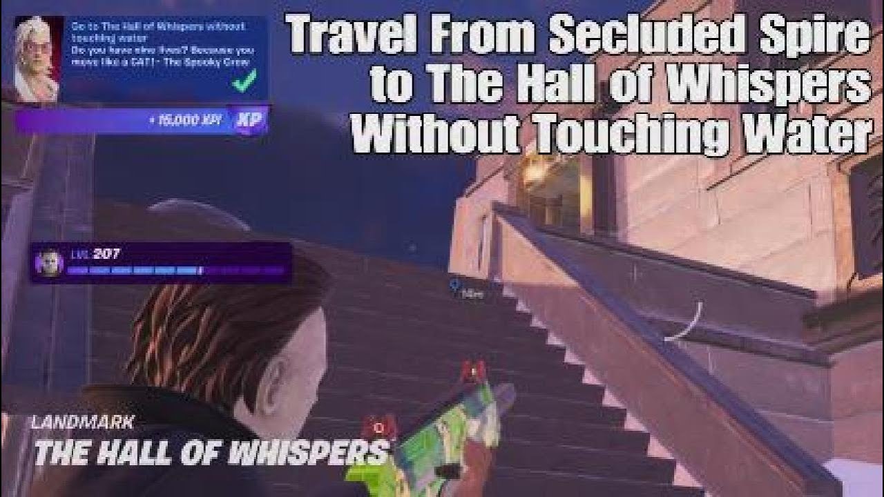 Travel From Secluded Spire to The Hall of Whispers Without Touching ...