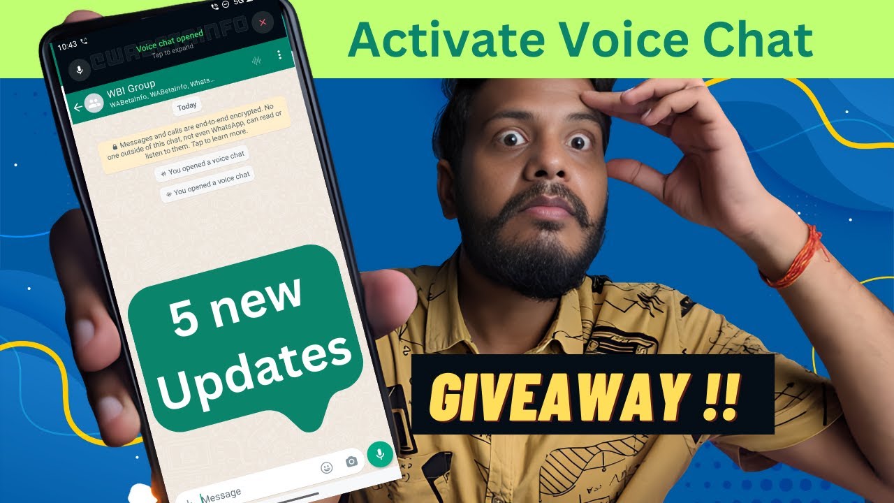 Amazing WhatsApp New Features - Enable Voice chat - Enable Video ...