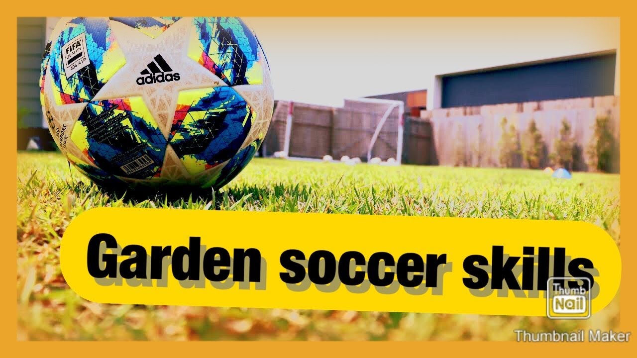 Garden soccer skills part 1 - YouTube
