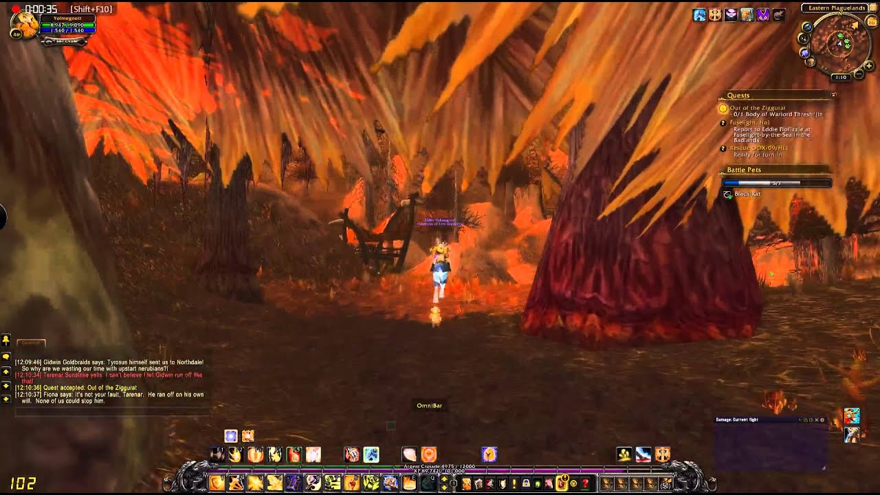 World of Warcraft Quest: Out of the Ziggurat - YouTube