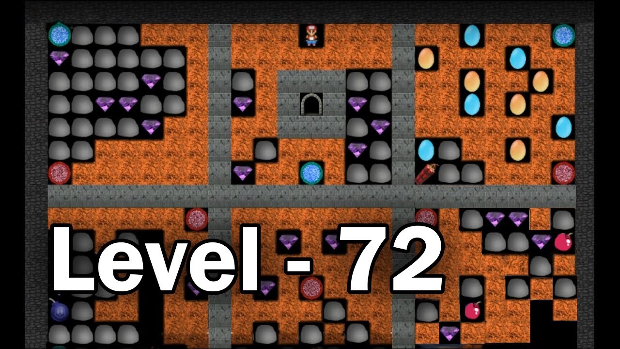 Diamond mine level 72 collected all 30 diamonds - YouTube