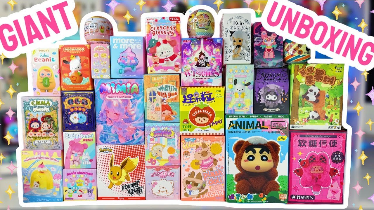 GIANT BLIND BOX UNBOXING!! *♡*SANRIO, SHAKERS, PLUSHES, AND MORE ...